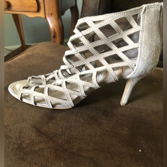 Sole Society | Shoes | Tan Suede Open Toed Shoes | Poshmark